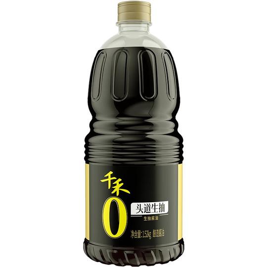 Qianhe sauce soja sans ajout sauce soja légère 1,52 kg condiment ...