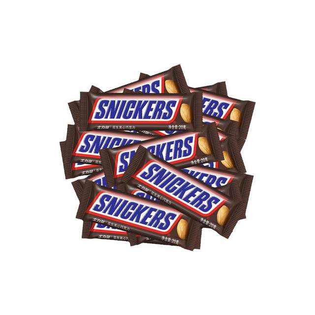 Snickers peanut sandwich chocolate 320g bulk snacks individually packaged