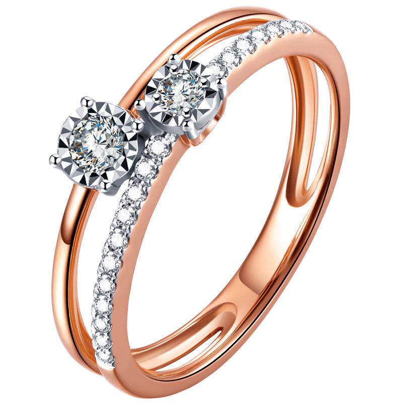 TSL Xie Ruilin 18K Gold Diamantring BB026