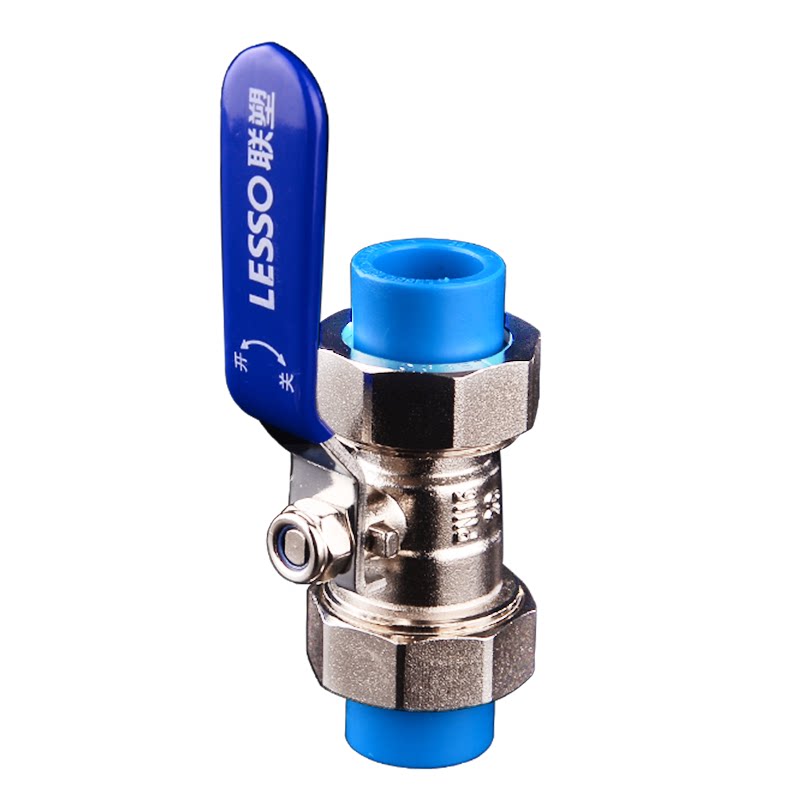 Liansu PE Pipe Accessories Collection Double Live Ball Valve 25 Six ...