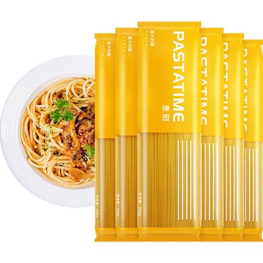 Pastatime 500g*6 Packs of Carved Spaghetti and Macaroni Instant Noodles