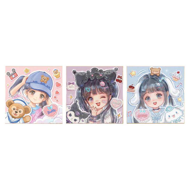 Duffy Bear Diamond Painting - Cartoon Anime Canvas Wall Decor