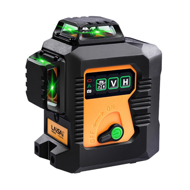 Laisai 12 line laser level instrument green light high -precision ...