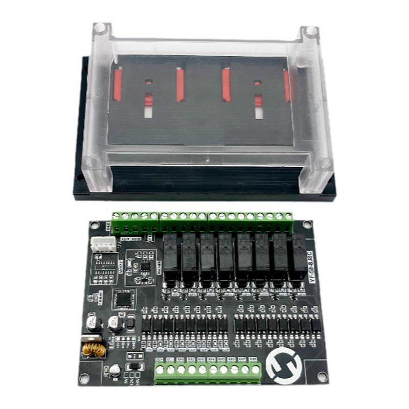 Eight 8-Way PLC LCD Touch Screen Programmable Relay Control Board with Delay Timing Cycle Switch