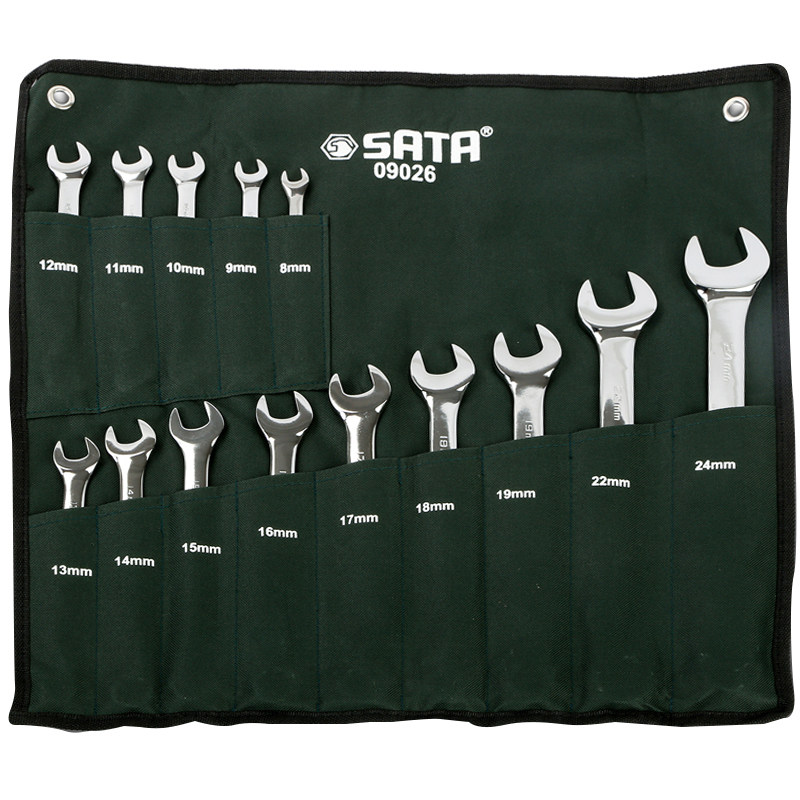 Sata 08008 Dual-Purpose Wrench Set - Metric/Imperial