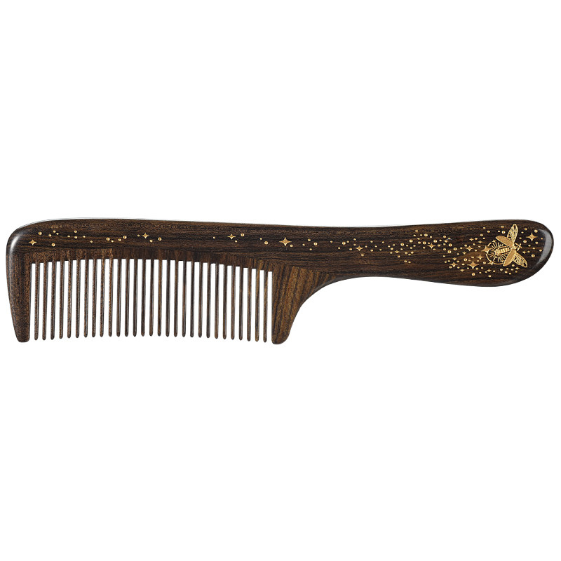Carpenter Tan 木製コームギフトボックス - Liuying ロングヘアマッサージコーム