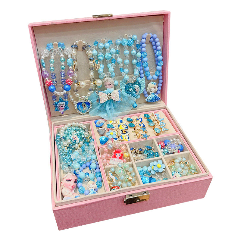 Children's Elsa Princess Necklace Bracelet Set - Birthday Gift in ...