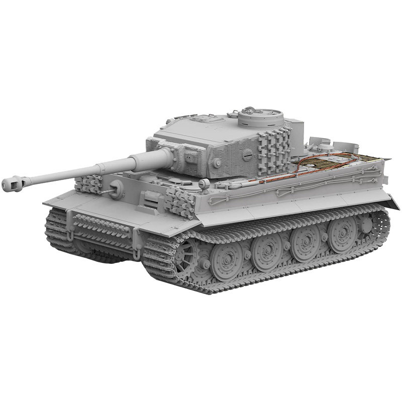 Takom-World 1/35 Tiger Panzer 2201W Modellbausatz + 1/16 Menschenfigur ...