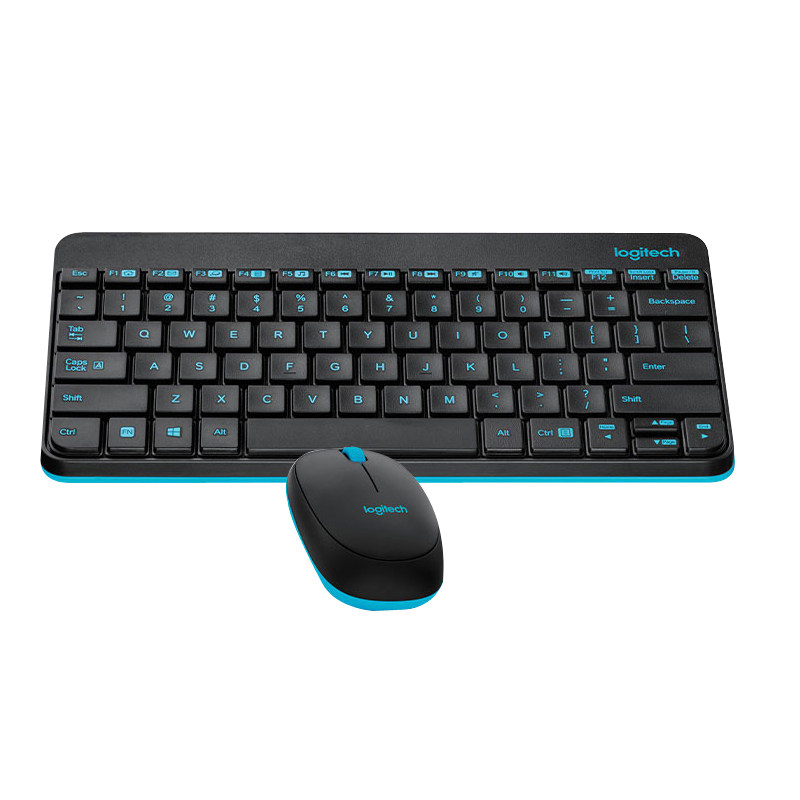 Logitech MK240 Kabelloses Tastatur- und Maus-Set - Mini USB - Laptop/PC