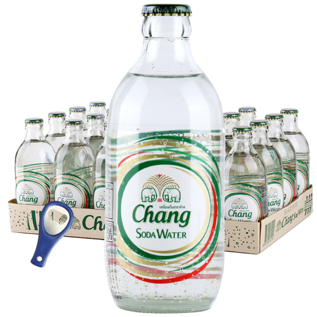 Imported from Thailand, chang Taixiang original flavor/lime sparkling water 325ML*24 bottles of ...