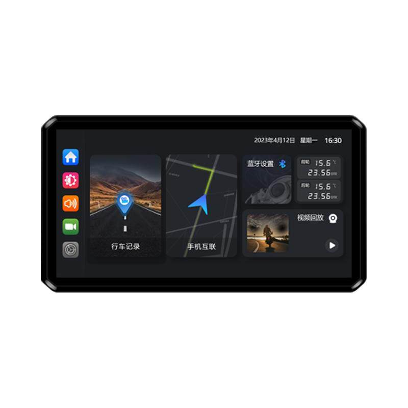Breakout M12 Motorcycle Dash Cam - Carplay Navigation System