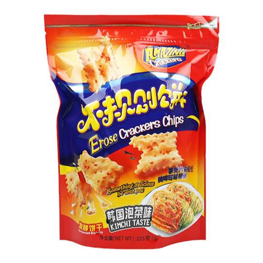 Irregular Surprise Biscuits and Kimchi Cheese Snacks