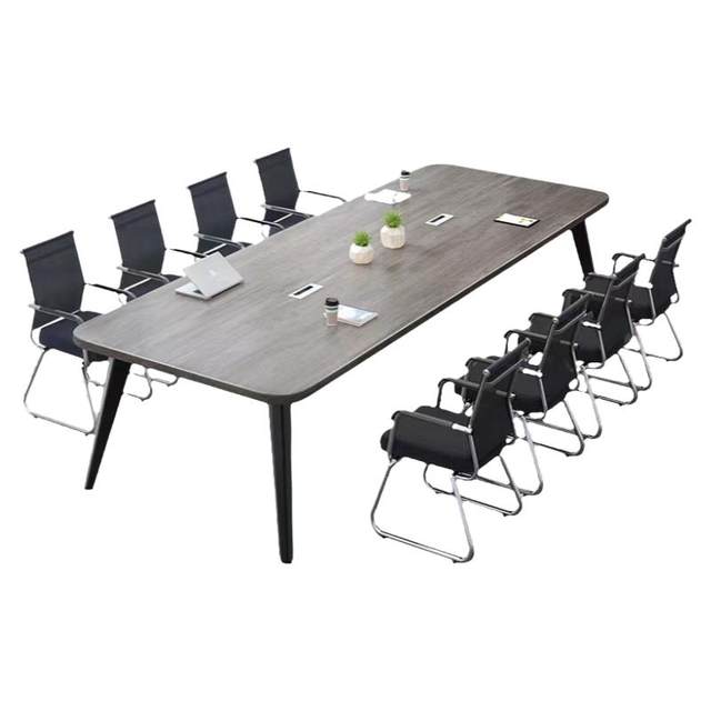 Conference table long table simple modern small conference room ...