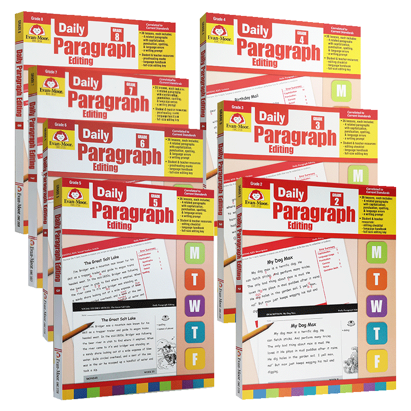 Evan-Moor Daily Paragraph Editing - Grade 2 - US Edition