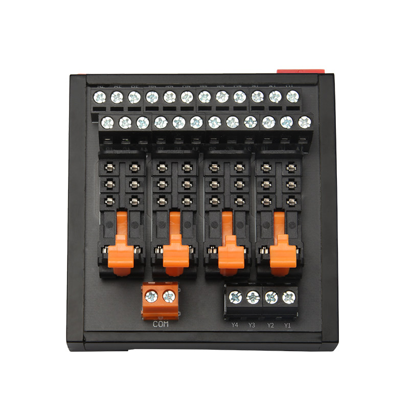 Relay Module Base 4/6/8/10/12/16-Way PLC Amplifier Board Small Relay ...