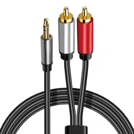 Audio Cable 3.5mm to Lotus Red and Silver Double Plug