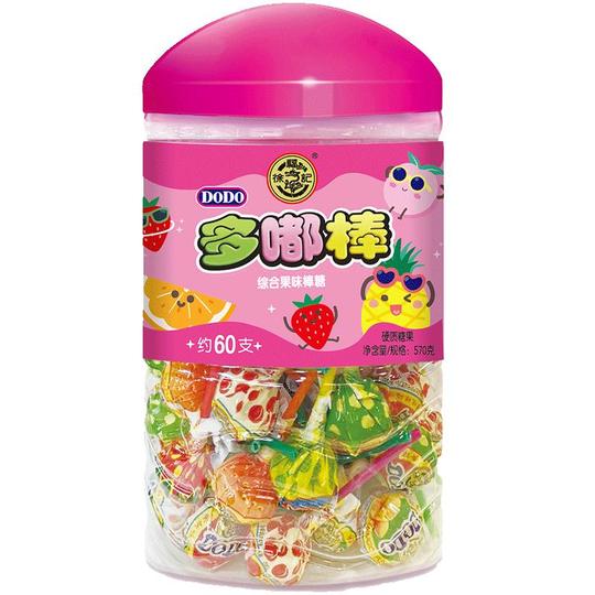 Xu Fuji Dodo 과일 롤리팝 - 570g - 클래식 사탕 간식