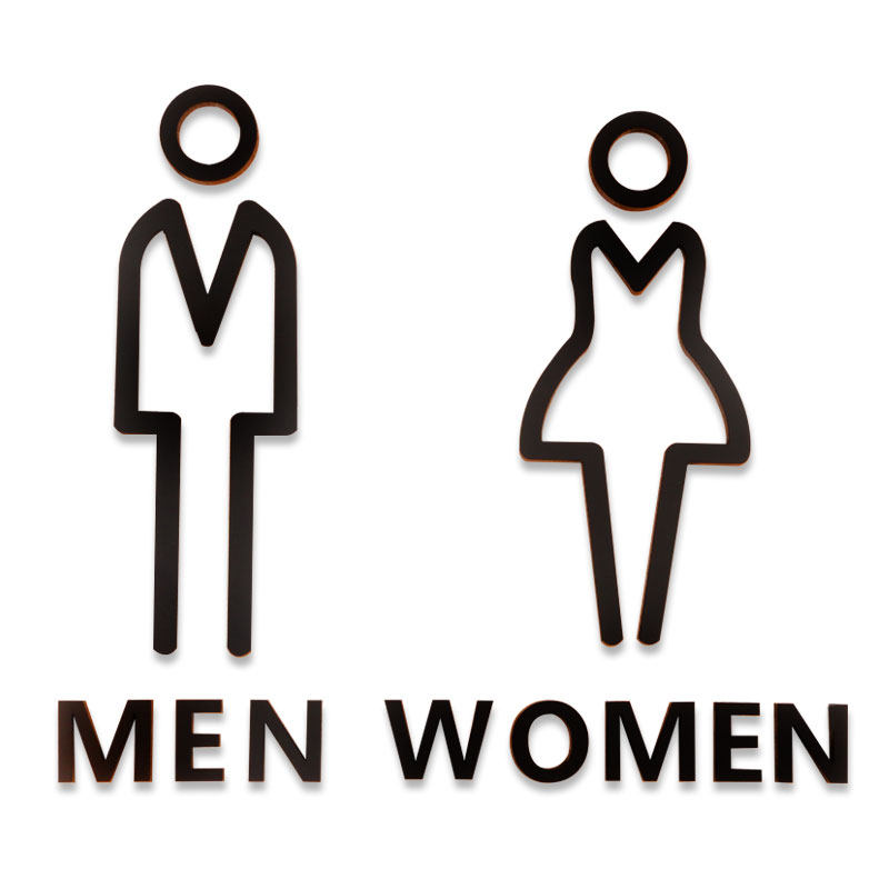 Custom Creative Toilet Restroom Signs