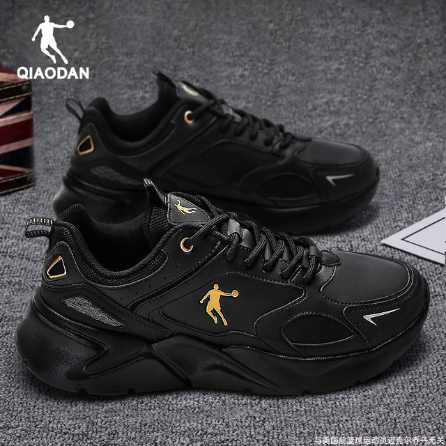 Jordan sneakers male 2024 autumn and winter new leather waterproof ...