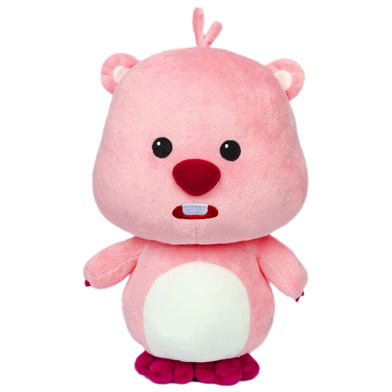 Loopy Plush Doll Pillow - Korean Authorized Version Beaver Ruby Large ...
