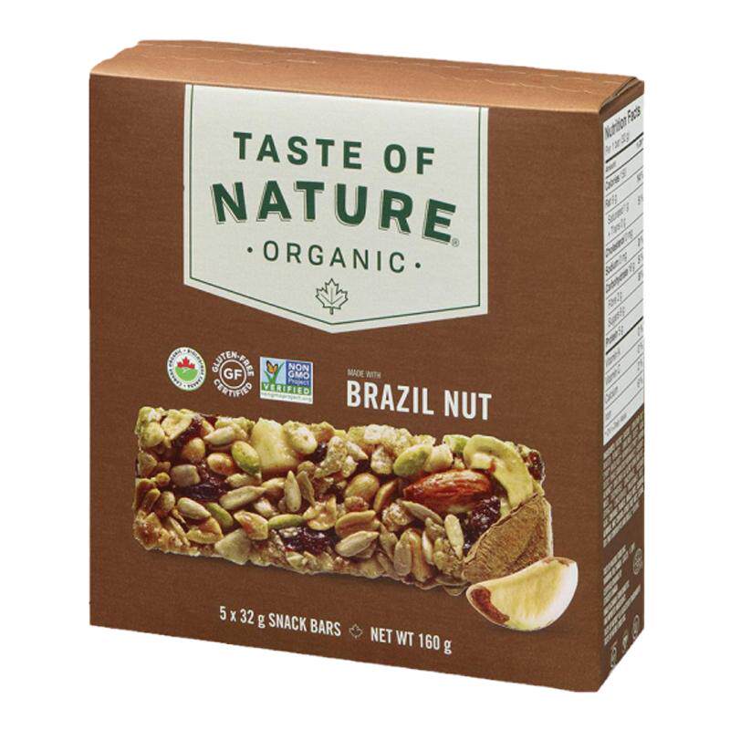 Taste of Nature Brazilian Nut Bar - 160g (5 x 32g)