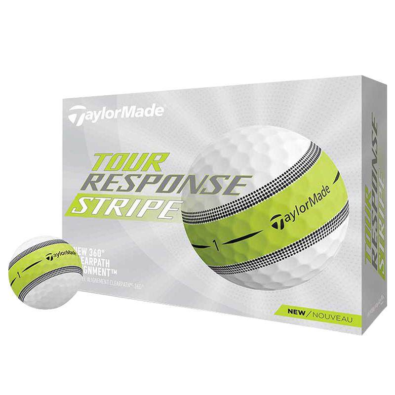 Taylormade golfball tour resp stripe sight line dreischichtiger ball