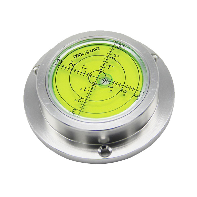 Sjajna libela 9021 Metalna okrugla libela - Visoka preciznost