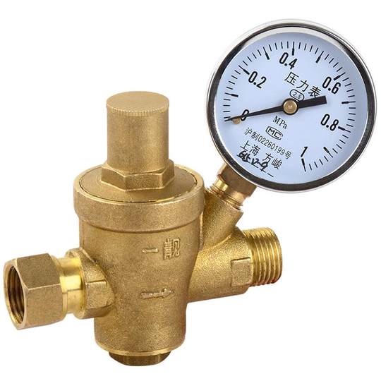 Copper Household Pressure Reducing Valve for Tap Water Pipe, Water ...