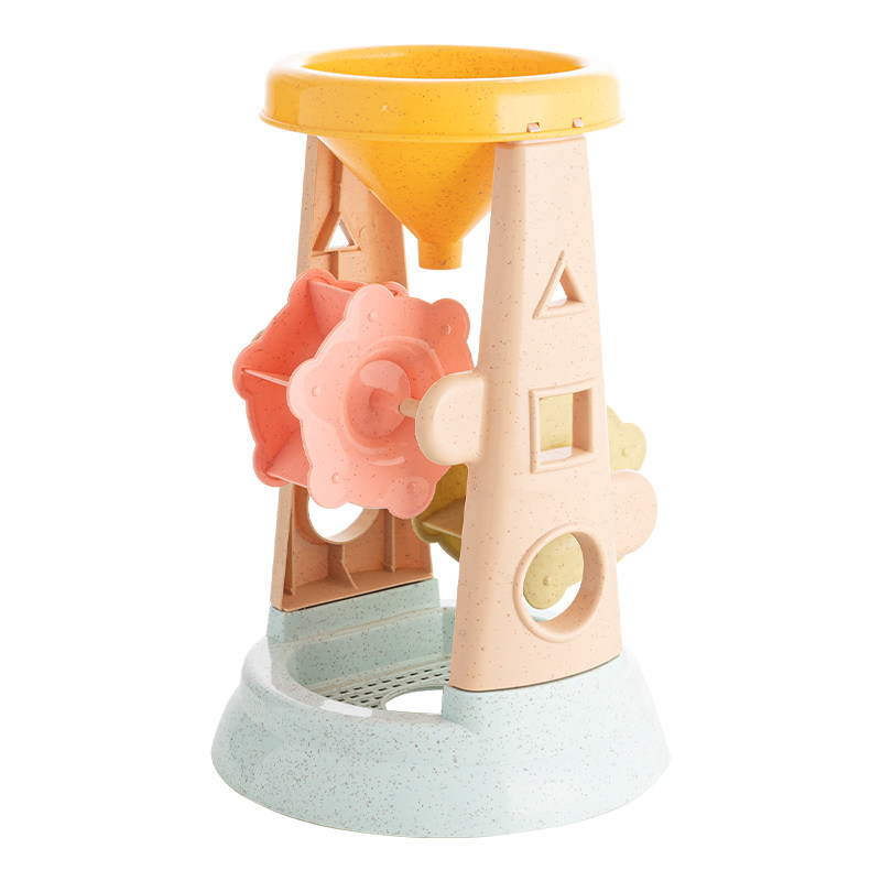 Children's Beach Toys Sand Digging Shovel Bucket Hourglass Cart