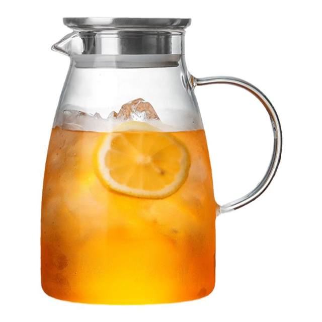 High borosilic glass kettle cold water pot heat resistance high ...
