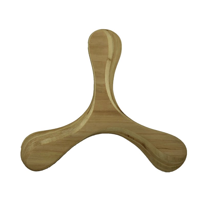 Hand-Polished Boomerang Wooden Super Cool Flying Disc Outdoor Sports ...