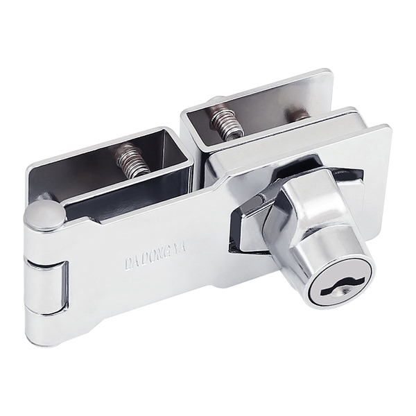 No punching glass shopping mall display cabinet door lock | Dadongya ...