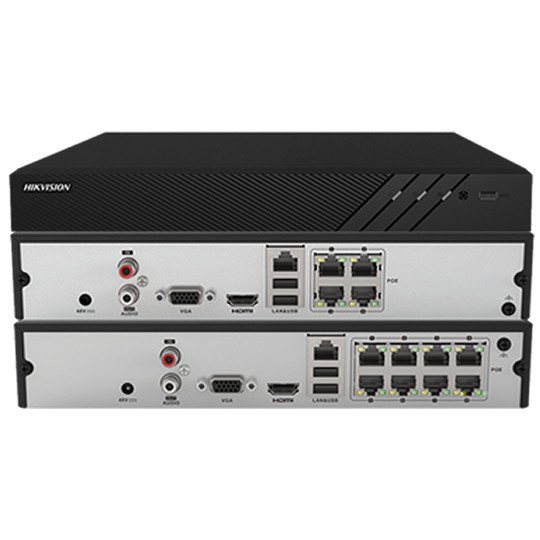 Hikvision Network PoE NVR 4/8/16-Channel HD Monitoring Host Fluorite Cloud