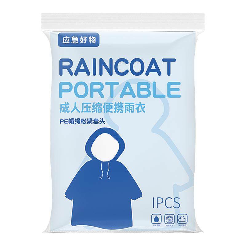 Portable Disposable Raincoat Full Body Protection Emergency Rainproof