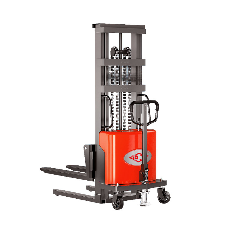 Hugong Electric Stacker - 2 Tons Semi-Electric Forklift - Hydraulic Truck Lift Pallet Stacking