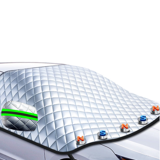 Car snow covering the winter windshield windshield anti -frost anti ...