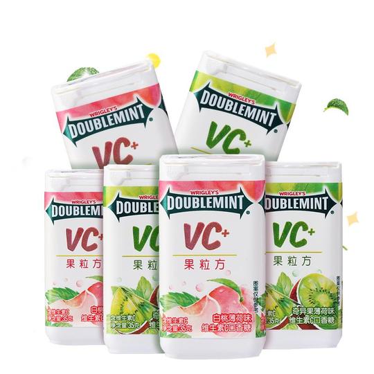 Wrigley's Doublemint Green Arrow Fruit Chewing Gum 140g - Vitamin C Snack
