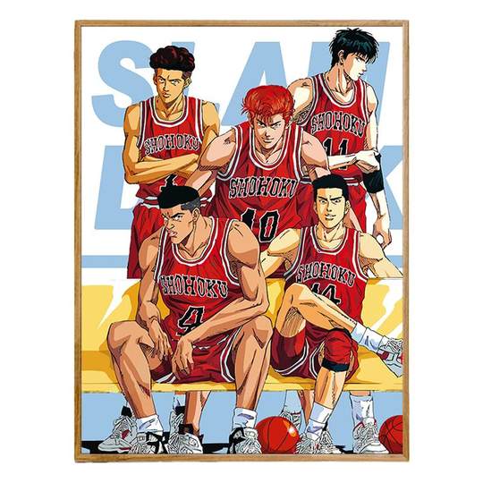 Slam Dunk Master Digital Oil Painting Kit | DIY Cartoon Animation ...