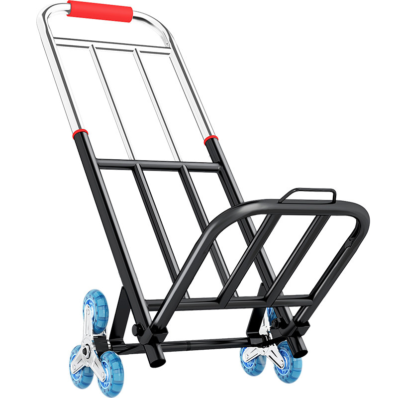 Hand-Pulled Trolley, Folding Transport Trailer, Household Stair ...