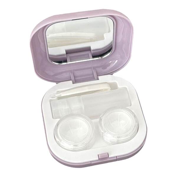 Ins simple contact lens box with mirror female care | EBUY7 Glasses ...