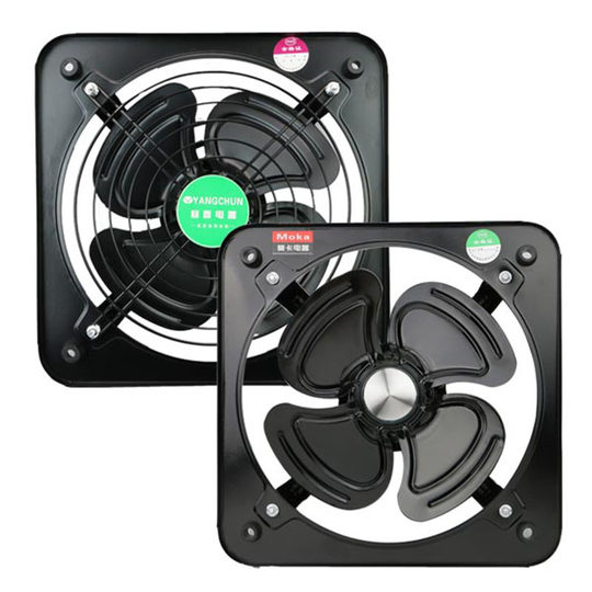 Powerful Industrial Exhaust Fan - 10 Inch Wall Ventilation Fan for Kitchen