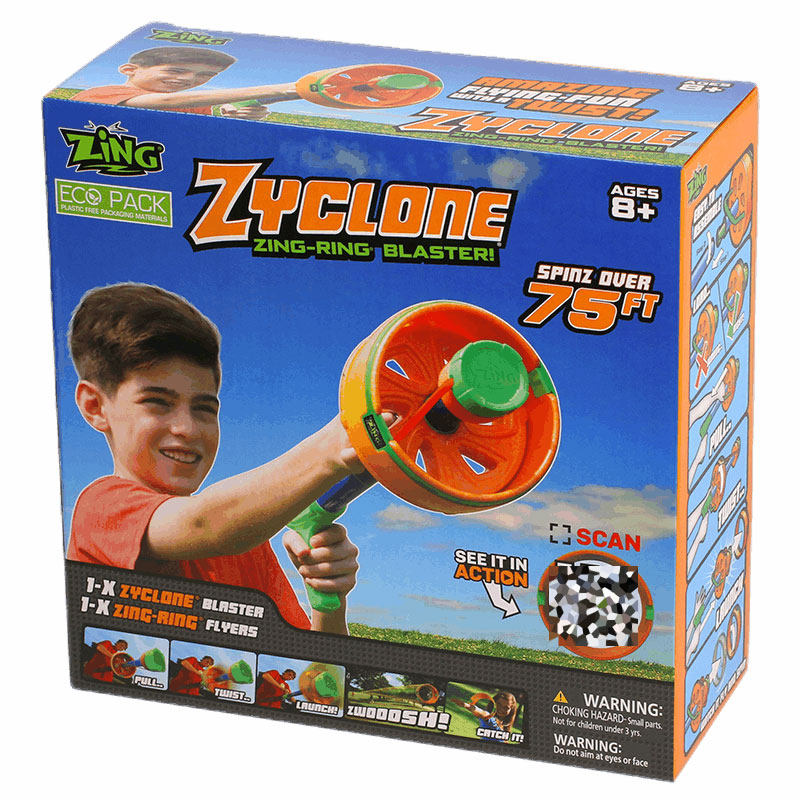 Zing Flying Ring Launcher - UFO Kosmiczna Zabawka Boomerang