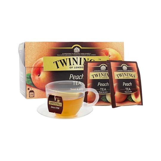 Chá Preto Pêssego Twinings 2g x 25 Sachês - Importado da Polônia