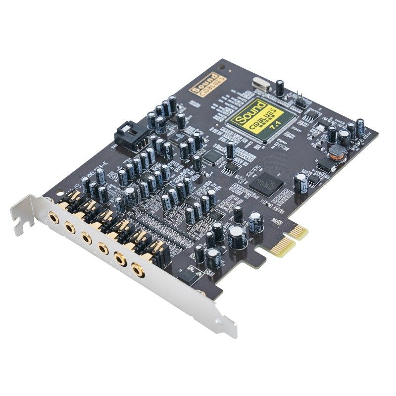 7.1 Sound Card with PCI-E Slot, Ideal for Anchor Live Broadcasts