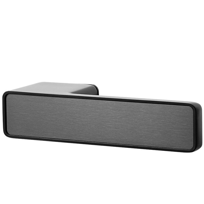 Yagu Black Door Lock - Italian Minimalist Wooden Door Lock