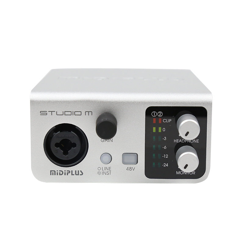 Midiplus studio m pro otg — внешняя звуковая midi-карта для потоковой передачи с мобильных ...