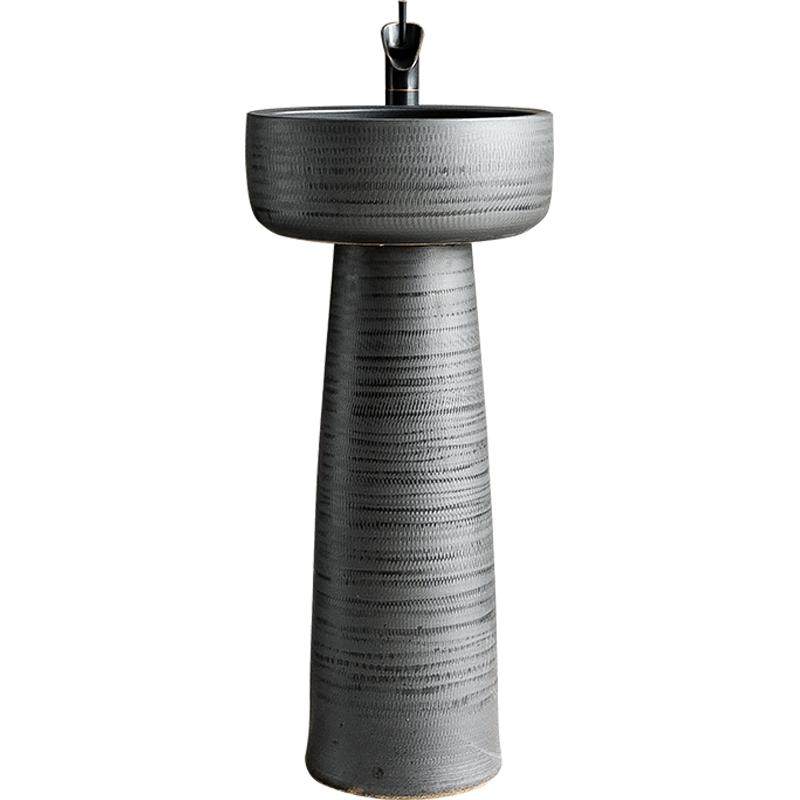 Basin Basuh Seramik - Kolam Luar & Taman - Gaya Perindustrian