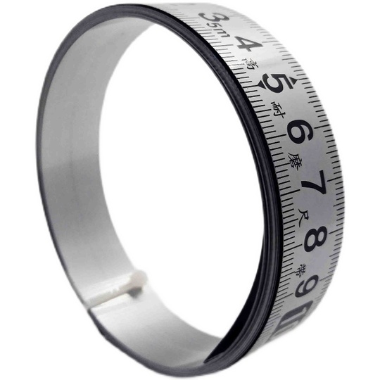 Regla métrica adhesiva Yifante de 19 mm - Regla de cinta ensanchada