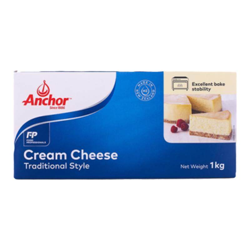 New Zealand Anchor Cream Cheese 1kg - Cheese Cheese Block Cake Home ...