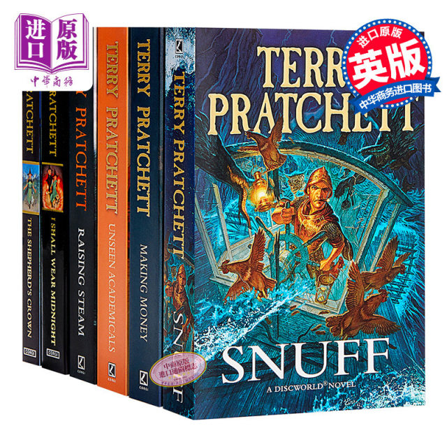 Discworld series 36-41 six-volume set, original English best-selling ...